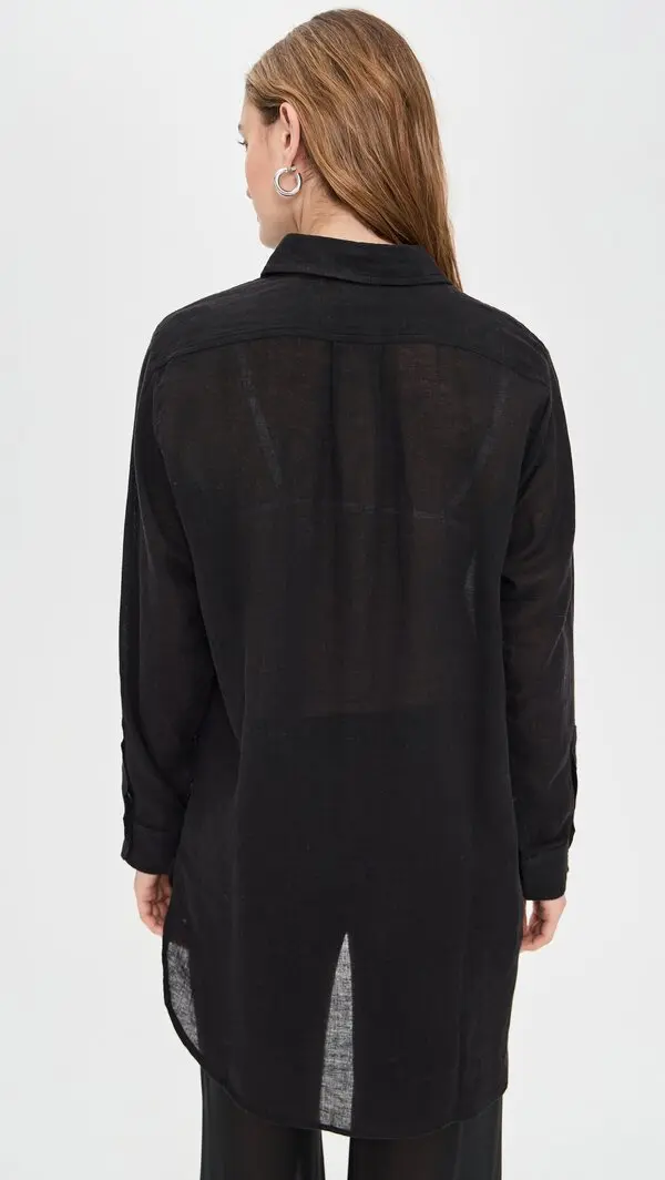 Polo Ralph Lauren Boyfriend Shirt - Black