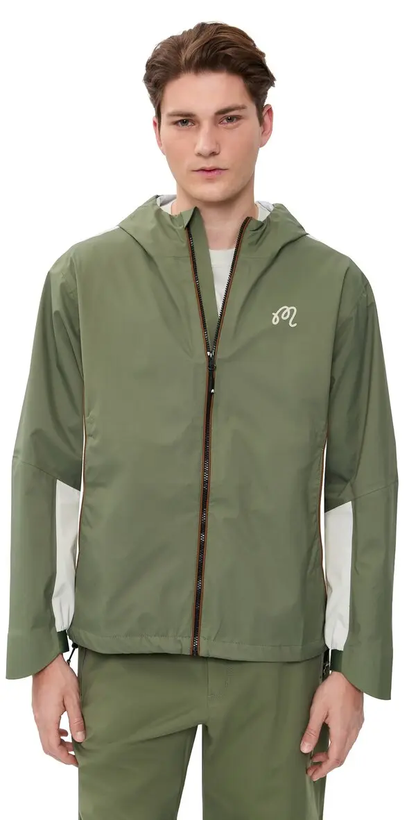 MALBON Foraging Fairways Cloud Burst Rain Jacket