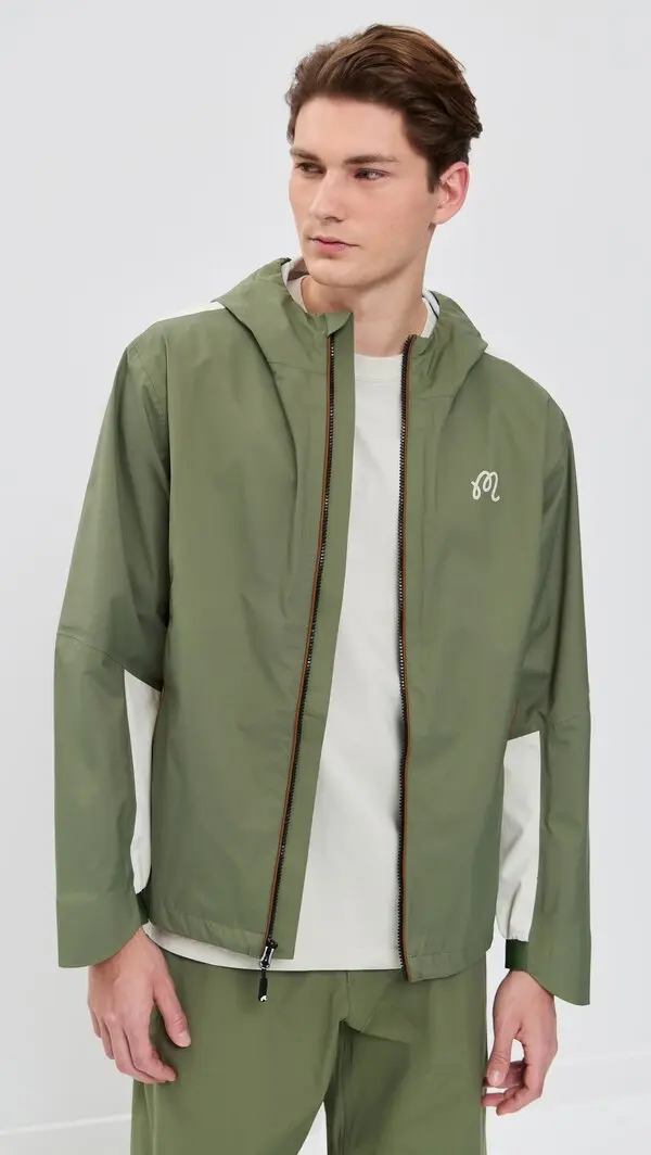 MALBON Foraging Fairways Cloud Burst Rain Jacket
