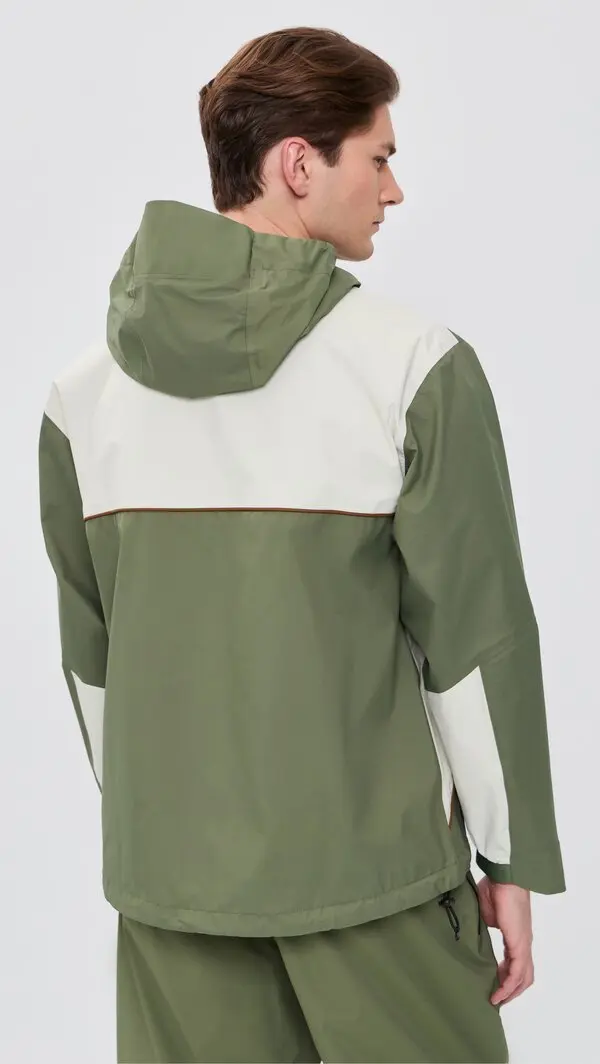 MALBON Foraging Fairways Cloud Burst Rain Jacket