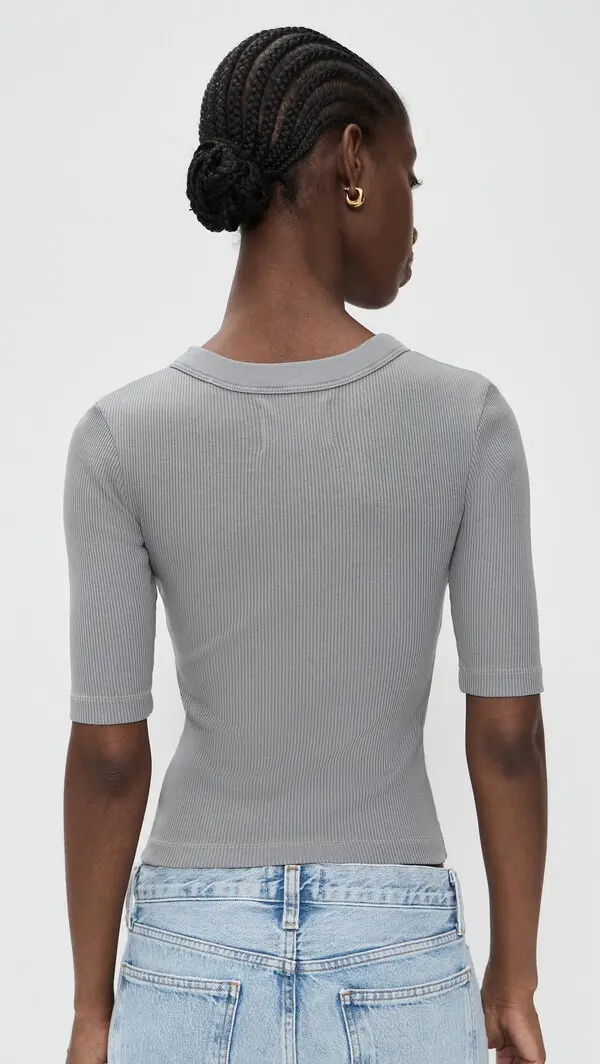 Citizens Of Humanity Nali Short Sleeve Henley Tee