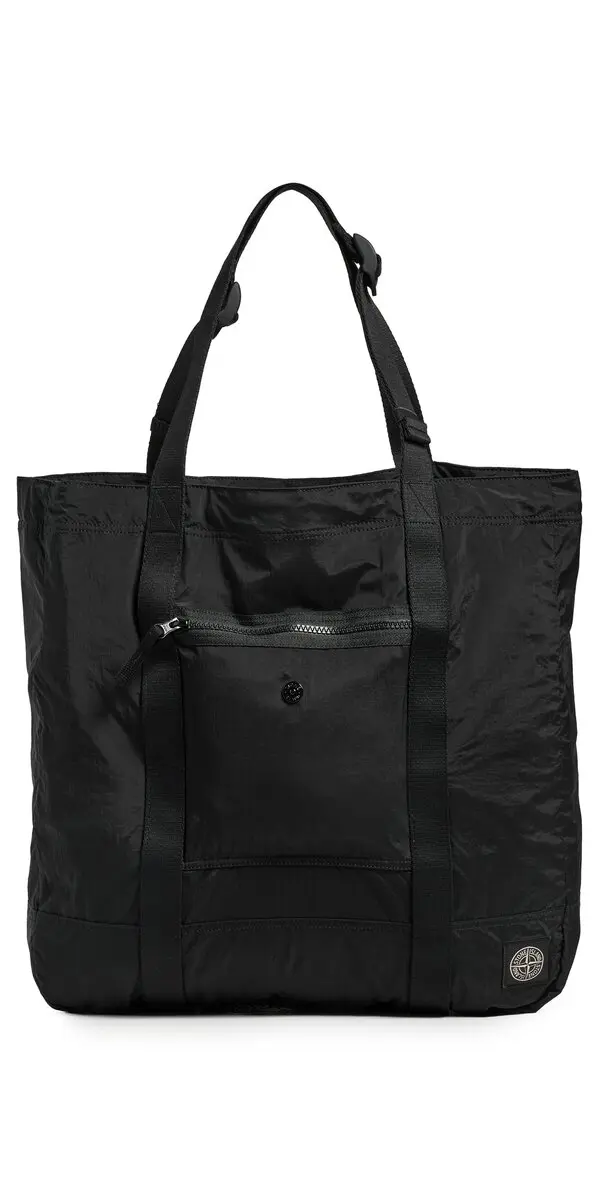 Stone Island Nylon Tote Bag - Black