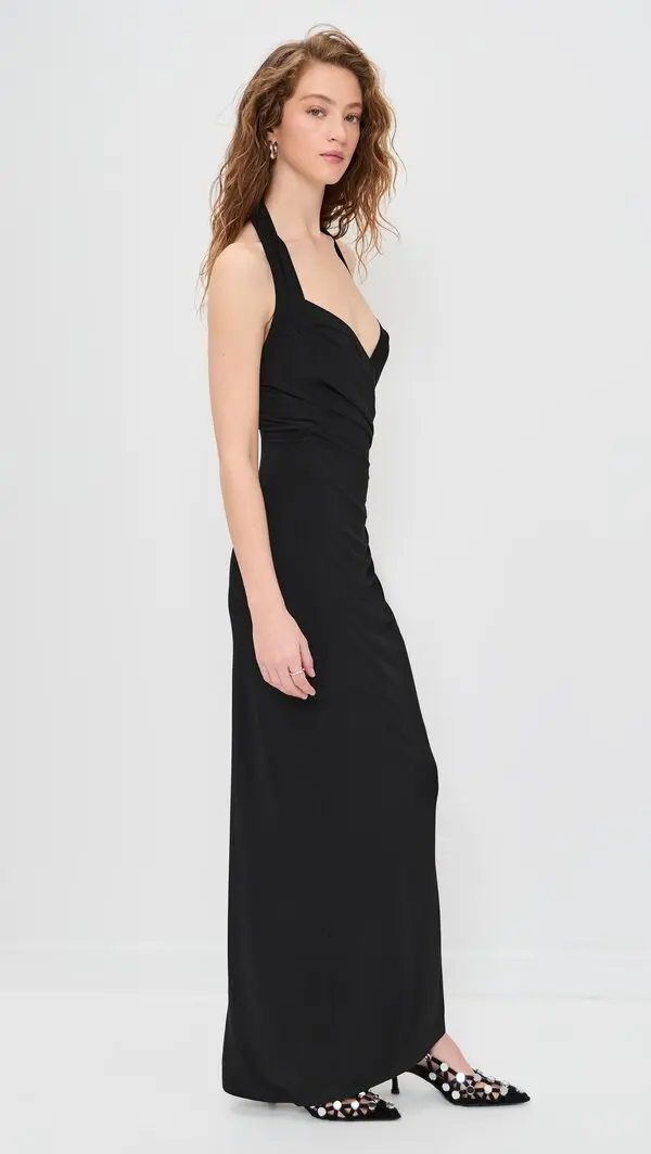 high neck jersey dress SELENE main image 0