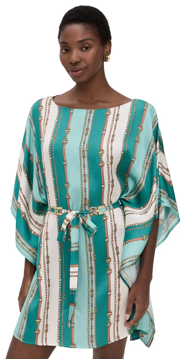 L'Agence Alia Belted Stripe Tunic