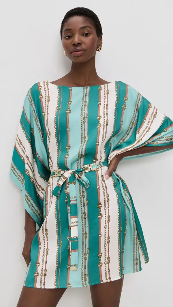 L'Agence Alia Belted Stripe Tunic