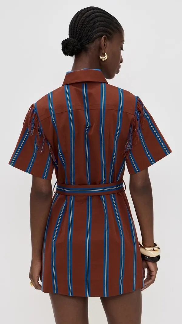 ALEMAIS Noura Fringe Mini Dress