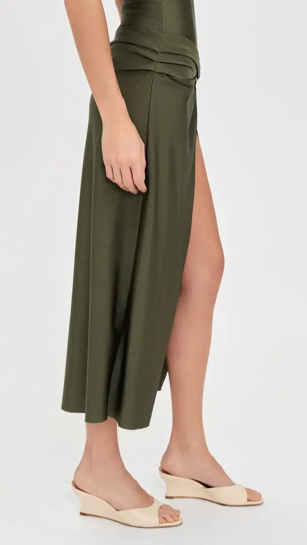 Simkhai Kora Wrap Midi Skirt