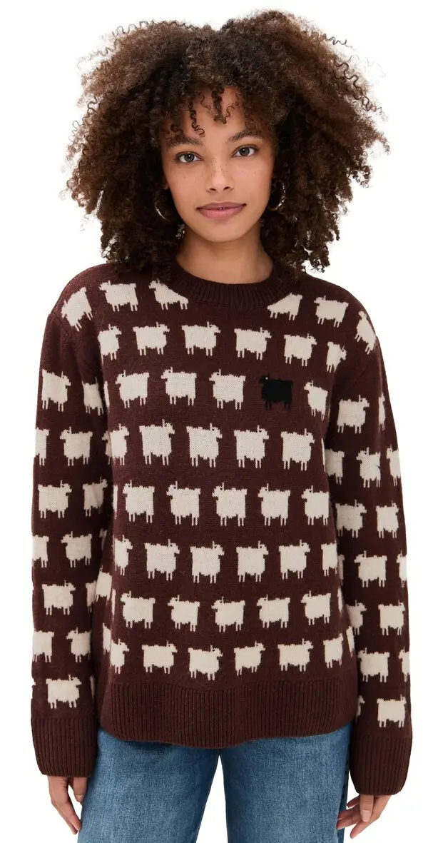 ROWING BLAZERS Warm & Wonderful X Oversized Wool Sheep Pullover