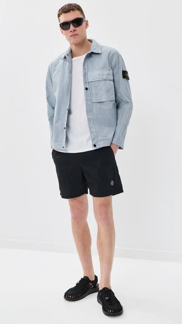 Stone Island Nylon Metal Swim Shorts - Navy