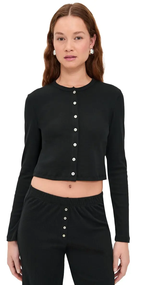 LESET Nando Cardigan - Black