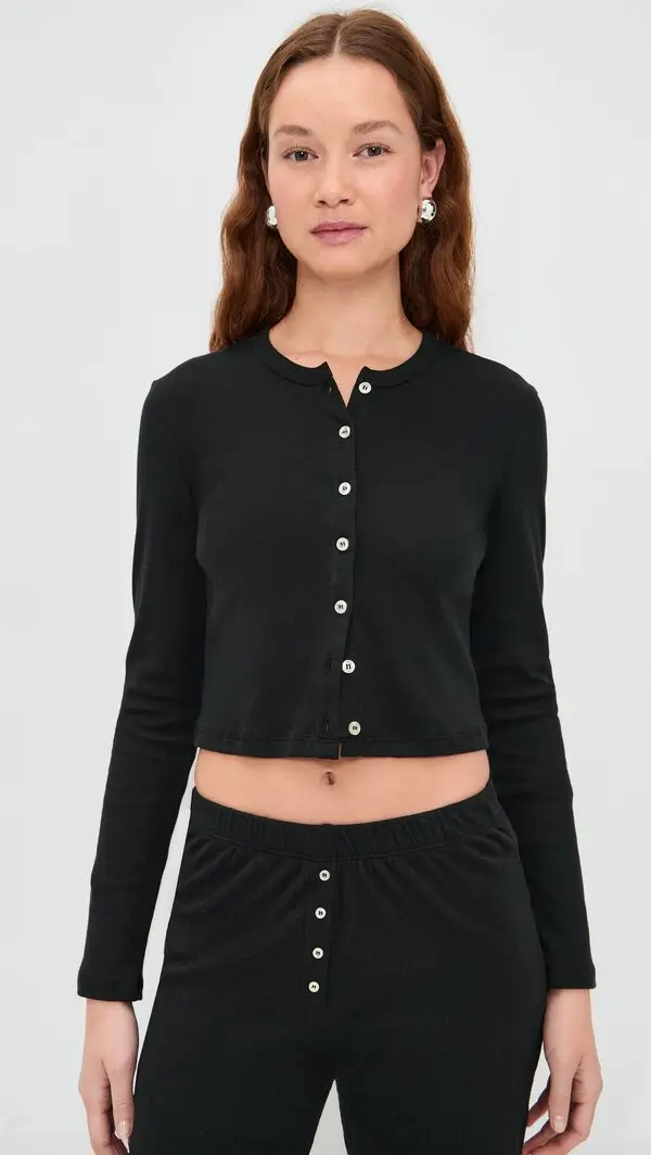 LESET Nando Cardigan - Black