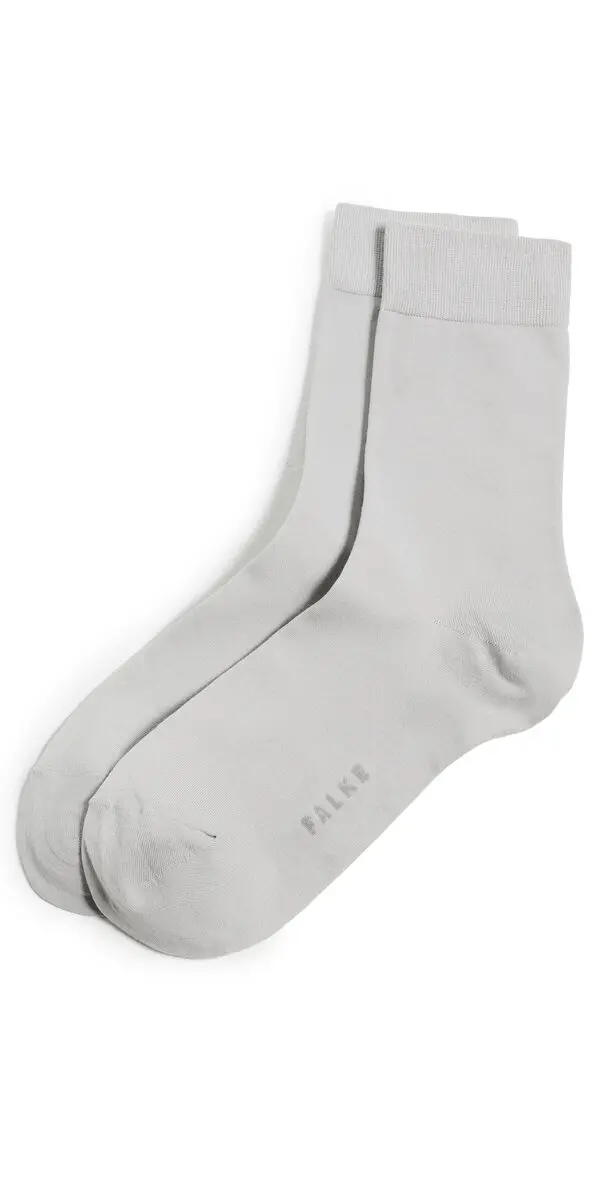 Falke Cotton Touch Ankle Socks - Silver