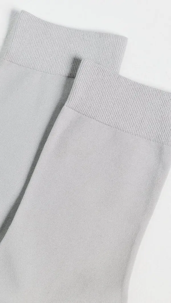 Falke Cotton Touch Ankle Socks - Silver