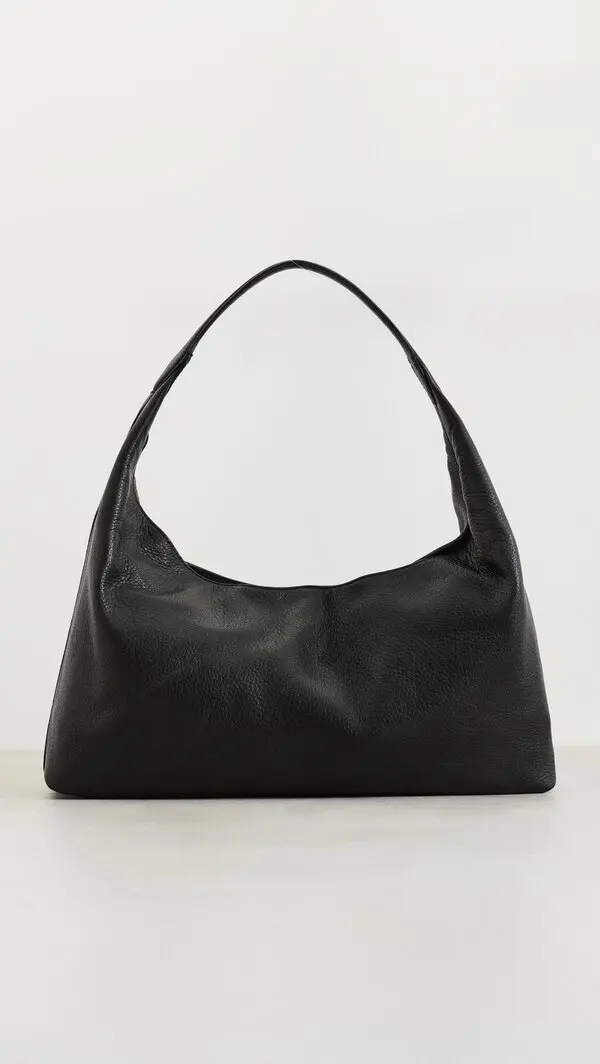 Madewell Slouchy Leather Shoulder Bag - True Black