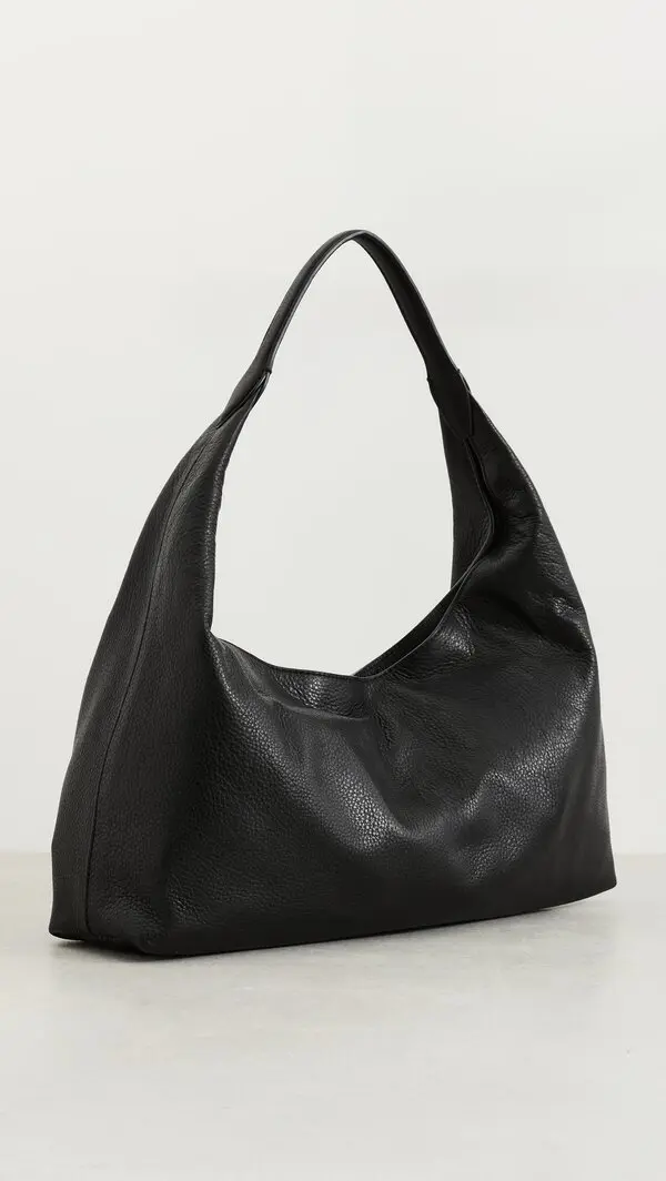 Madewell Slouchy Leather Shoulder Bag - True Black