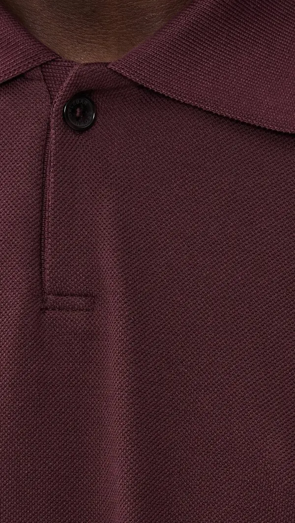 Orlebar Brown Bruno Short Sleeve Pique Polo - Damson