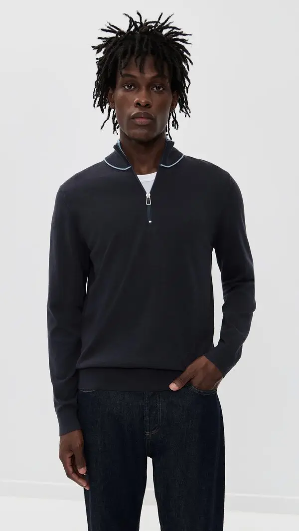 Paul Smith Zip Neck Sweater