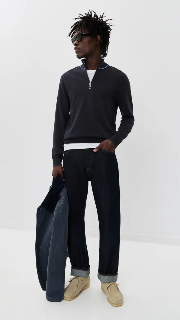 Paul Smith Zip Neck Sweater