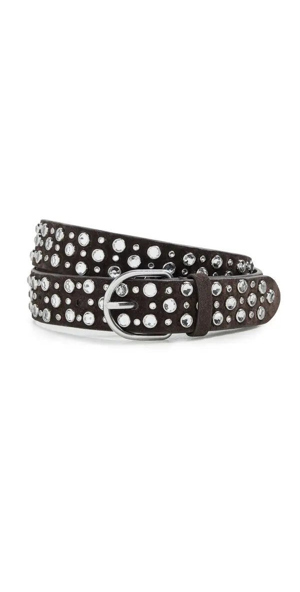LOEFFLER RANDALL Kip Studded Belt - Tmoro Rhinestone