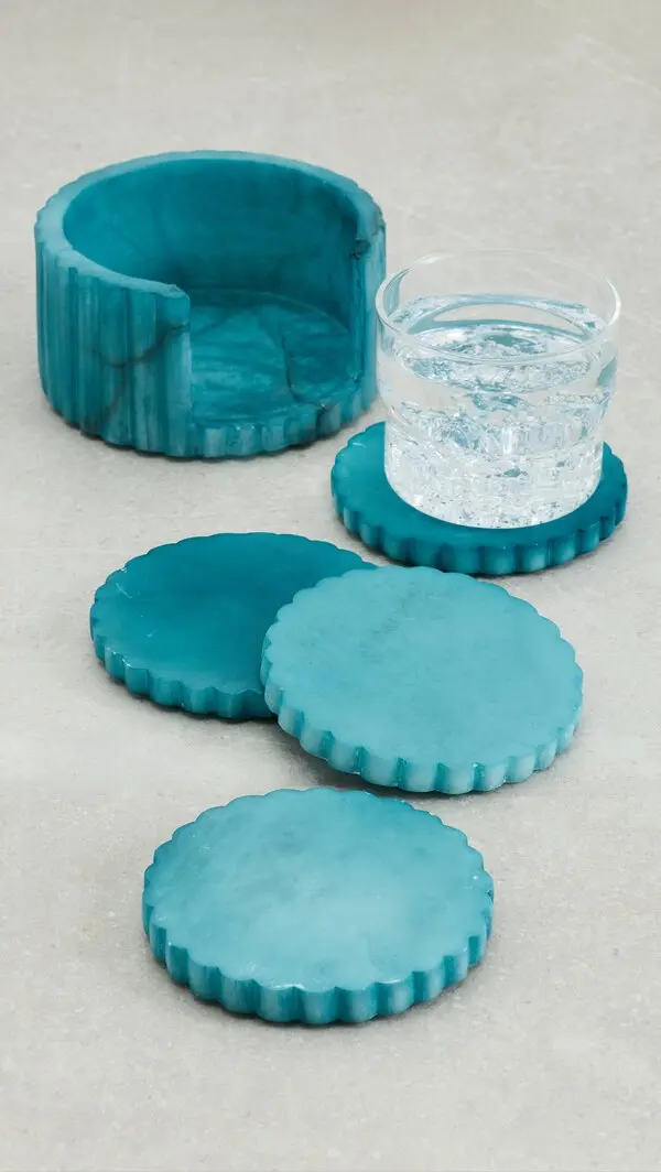KASSATEX Alabaster Coaster Set