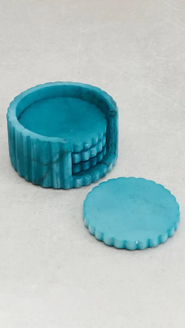 KASSATEX Alabaster Coaster Set