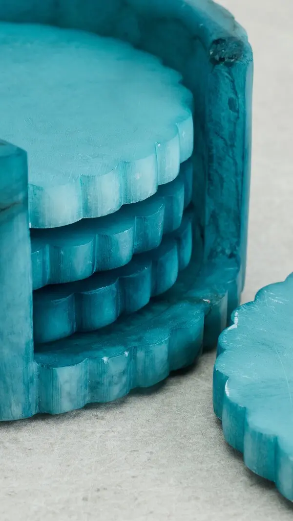 KASSATEX Alabaster Coaster Set