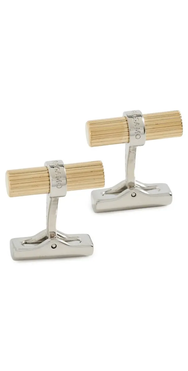 FERRAGAMO Clink Lighter Cufflinks - Gold Tone