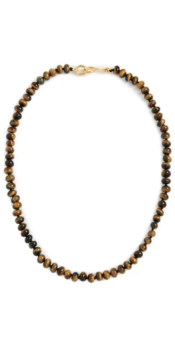 Madewell Beaded Choker - Tigers Eye