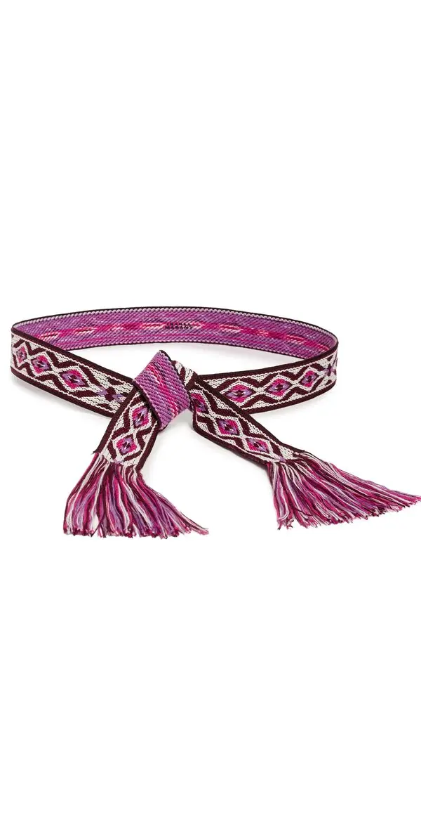 Isabel Marant Etki Belt - Pink/beige