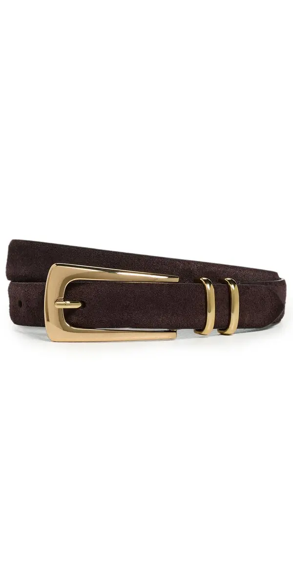 Madewell Elongated Buckle Belt - Coffee Bean