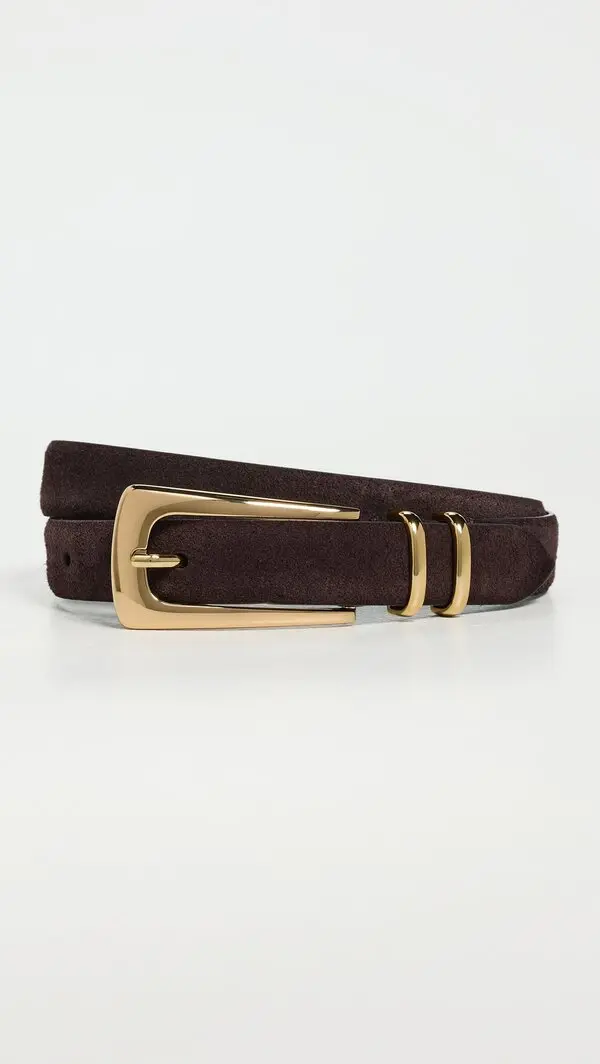 Madewell Elongated Buckle Belt - Coffee Bean
