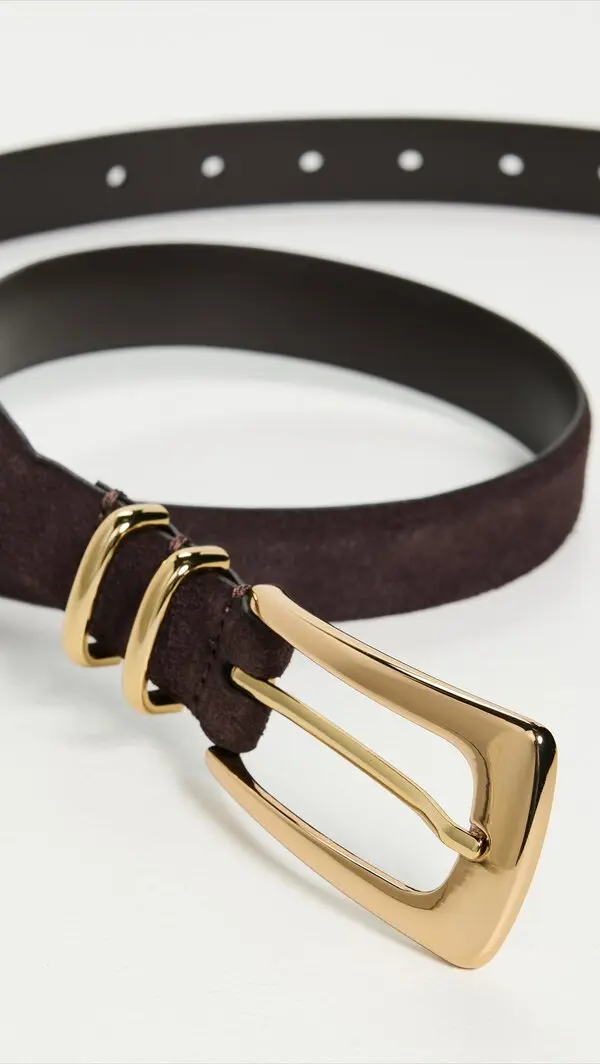 Madewell Elongated Buckle Belt - Coffee Bean