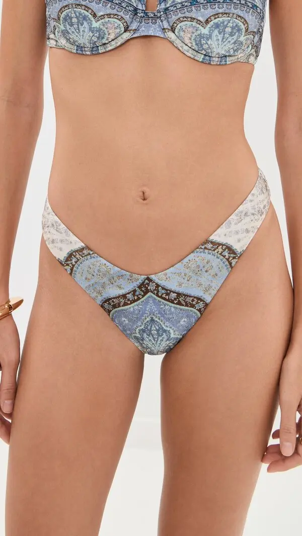 Zimmermann Wanderlust Scoop Bikini Bottoms
