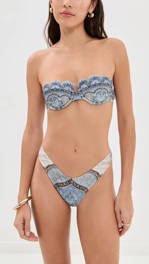 Zimmermann Wanderlust Scoop Bikini Bottoms