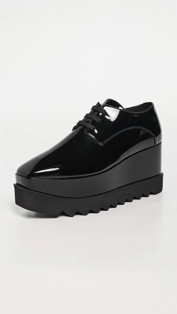 Stella McCartney Elyse Patent Alter Mat Sneakers