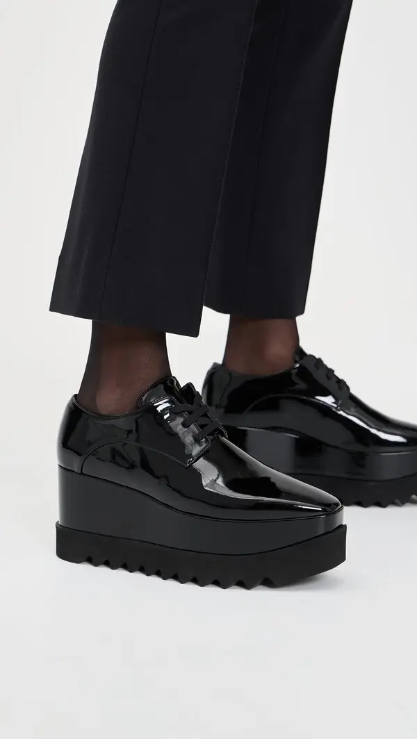 Stella McCartney Elyse Patent Alter Mat Sneakers