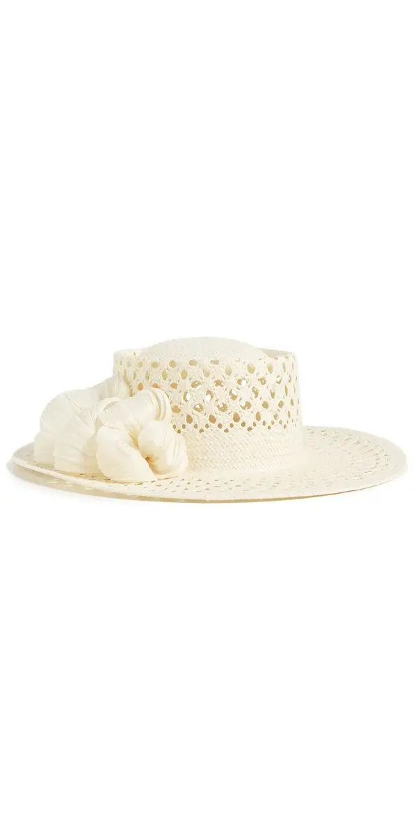 Lele Sadoughi Zaha Straw Hat - Natural