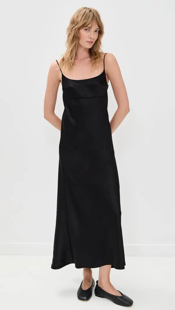 Theory Curve Slim Slip Dress