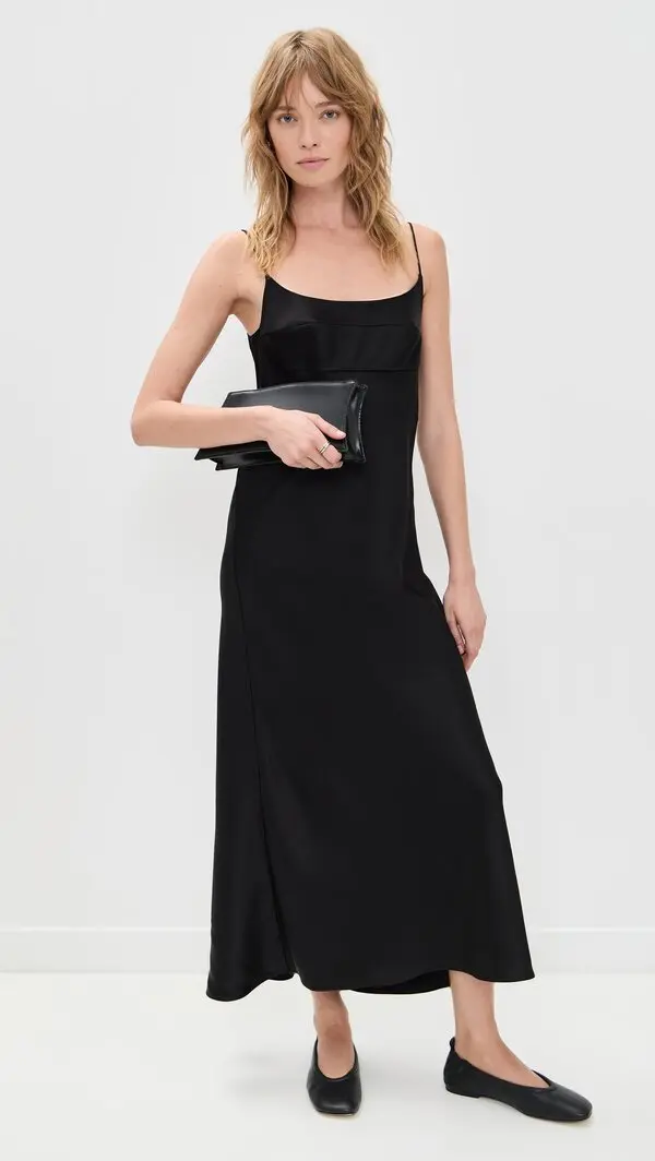Theory Curve Slim Slip Dress