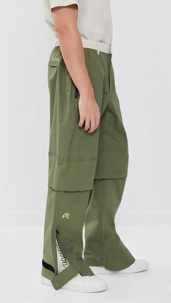 MALBON Foraging Fairways Flint Rain Pants