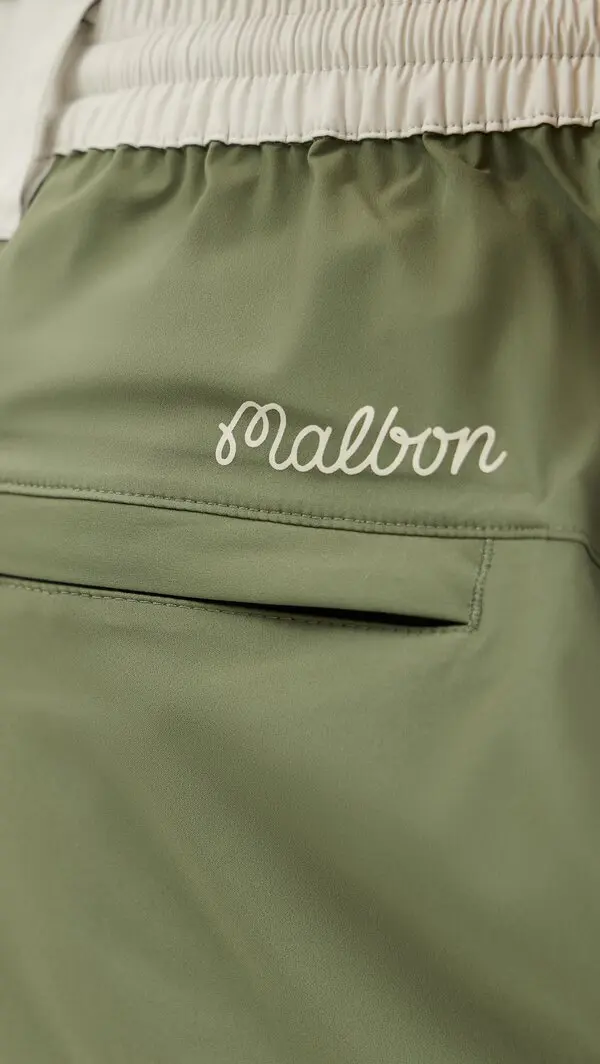 MALBON Foraging Fairways Flint Rain Pants