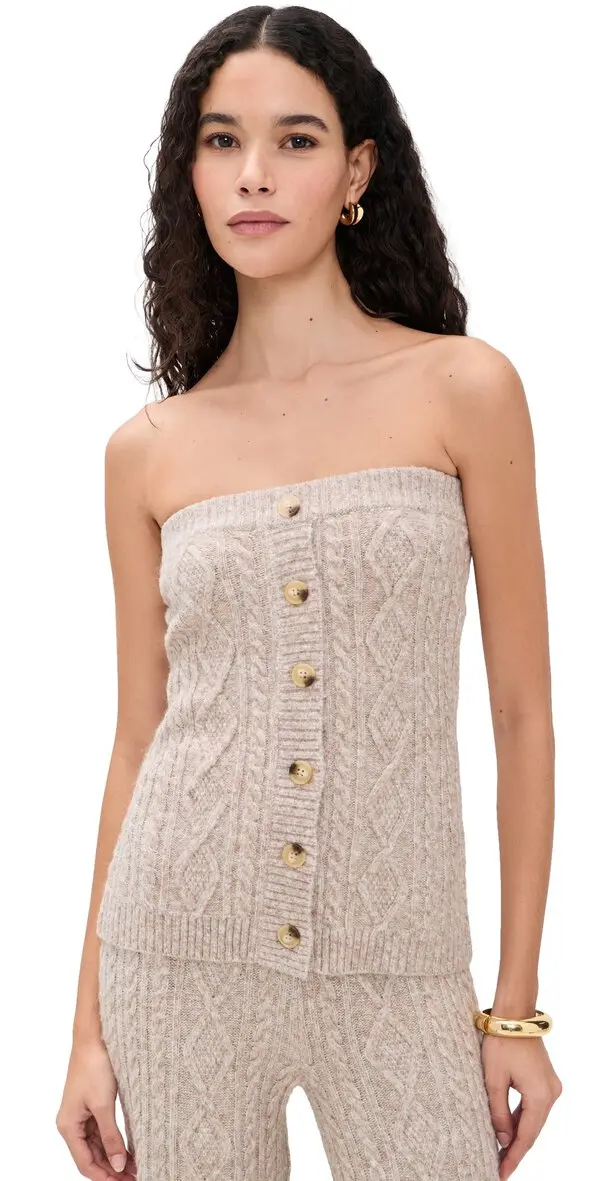 4TH & RECKLESS Cara Strapless Knit Top