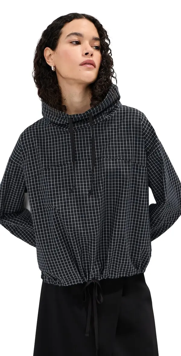 LE BOP Carson Anorak - Black Check