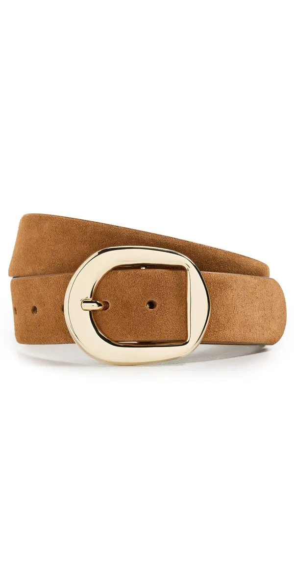 B-low The Belt Greyson Suede Belt - Sienna/gold