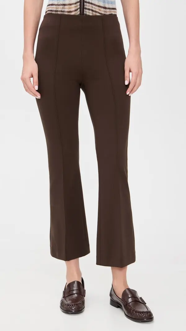 Rag & Bone Irina Kick Flare Pants - Coffee