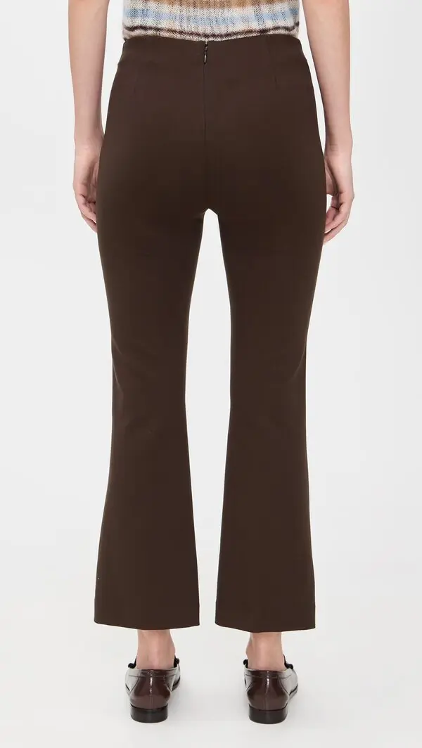 Rag & Bone Irina Kick Flare Pants - Coffee