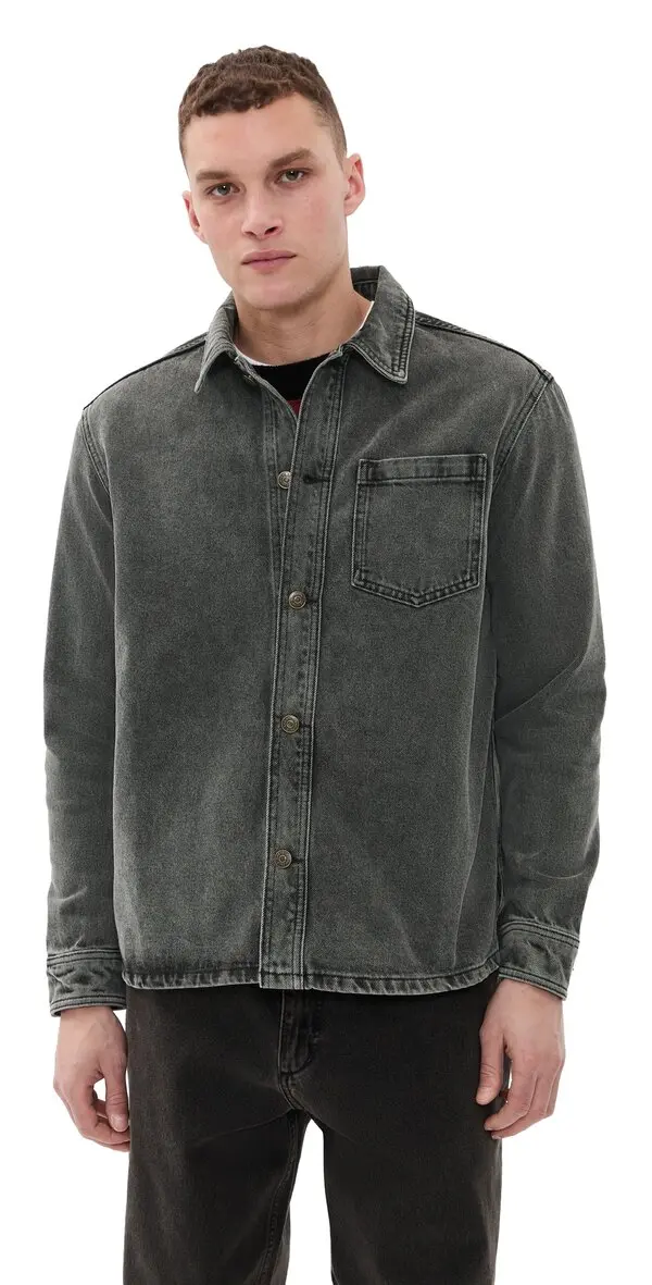LES DEUX Loan Washed Overshirt