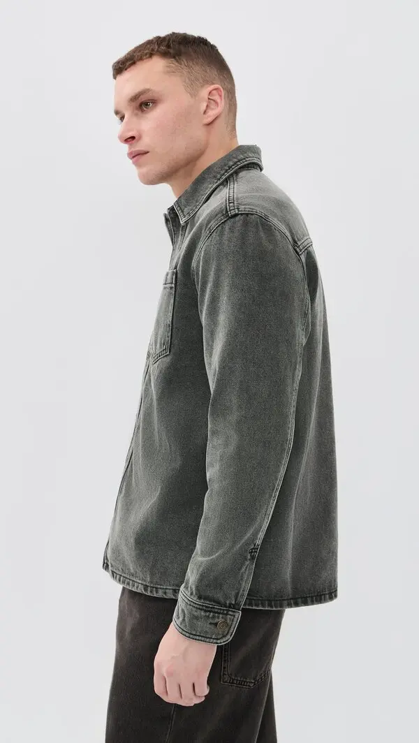 LES DEUX Loan Washed Overshirt