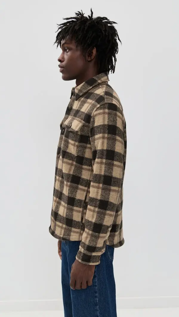Faherty Brand Range Fleece Lined Shirt Jacket