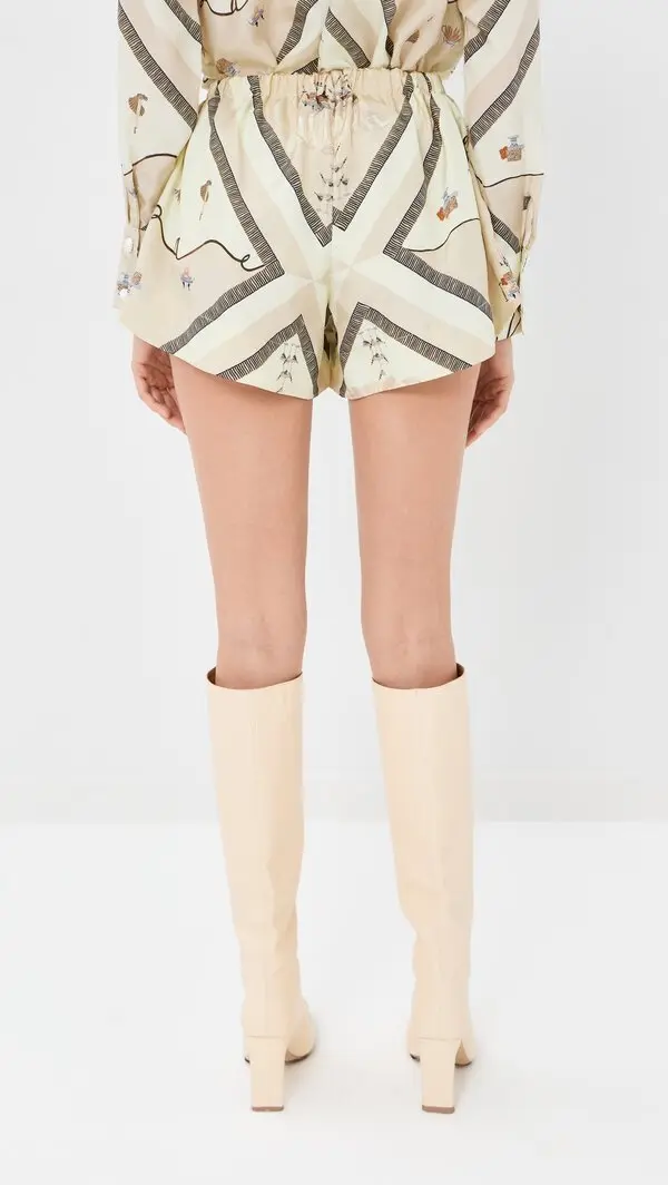 ISLA & WHITE Paloma Silk Shorts